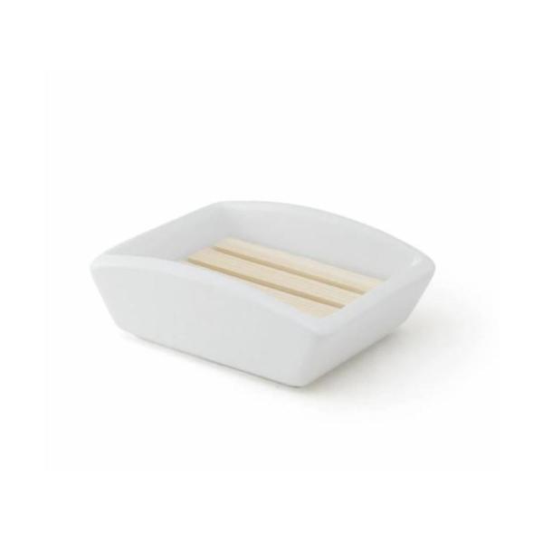 シンプルなデザインのソープディッシュです。