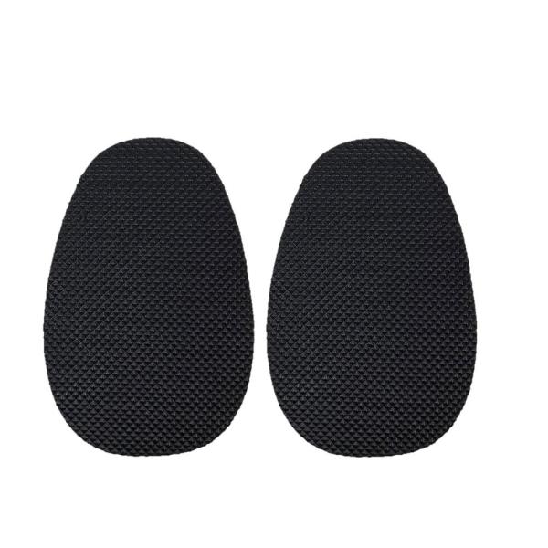 滑り止め効果の高い凹凸ピラミット柄で、革底等の靴でも滑りにくい。違和感のない超薄型強軟質ウレタンを使用。両面テープ加工を施しておりますので貼り付けも簡単です。