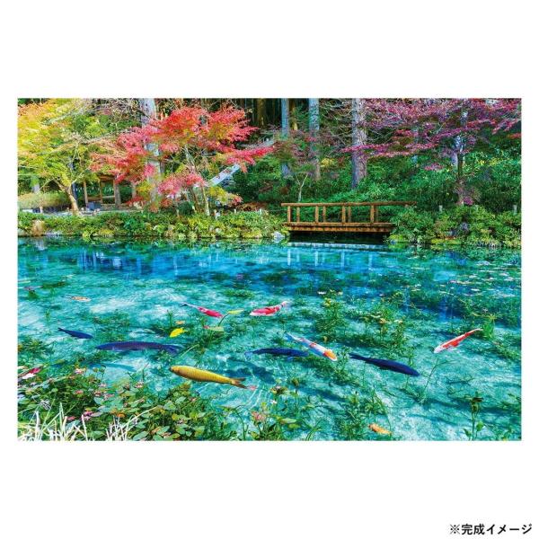 澄んだ水と色彩が織りなす絵画のように美しい池。美しい風景のジグソーパズルです。