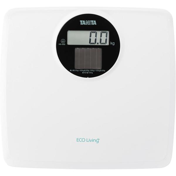 ソーラーシステムを使用した、乾電池不要の省エネタイプの体重計です。