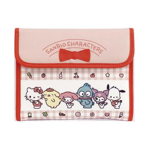 大きく開くジャバラポケットになっており、母子手帳や診察券などの収納に便利なケースです。