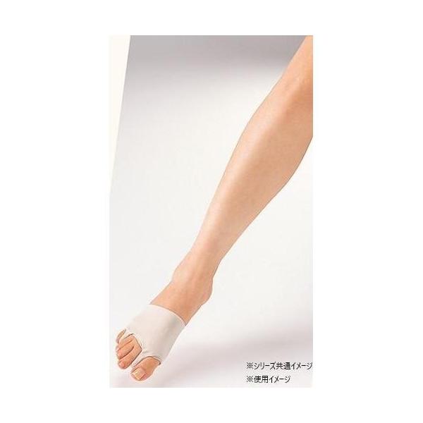 薄型の履くだけのタイプで装着が簡単です。サテンニット素材がトラブルの原因の一つである中足関節のゆるみをしっかりサポートします。