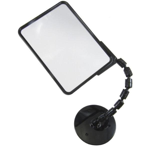 軽くて薄いフレネルレンズを使ったスタンドルーペ。ワイドな視界で新聞などを読むのに最適です。アーム部分が自由に曲がりますのでレンズの向きも思いのままです。折りたためば楽に収納できます。