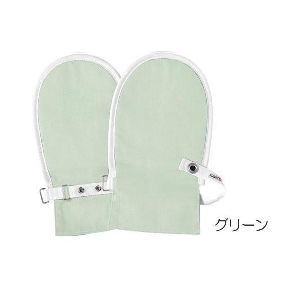 「身体を傷付ける」「カテーテルを抜いてしまう」などの危険行為やおむついじりがみられるときに、一時的に使用します。てぶくろの中はゆったりしているので、手指の動きを妨げません。両面綿タイプ。