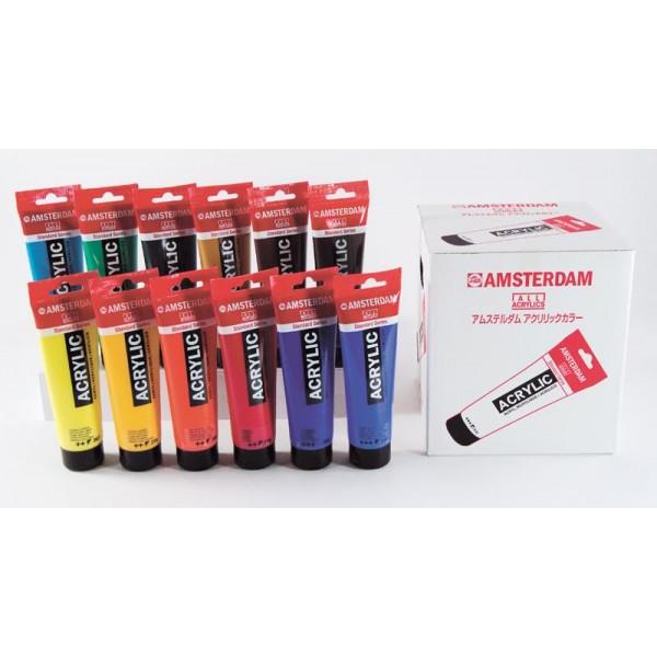 アムステルダムアクリリックカラーは、オランダの専門画材メーカー、ロイヤルターレンス社製のアクリル絵具です。