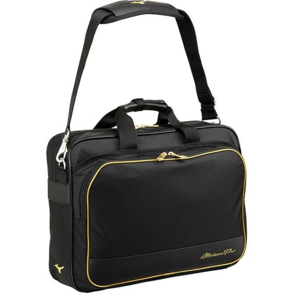 大人気！大特価セール！最安値に挑戦！充実した小物収納、A4サイズの資料を分けて収納可能な仕切り付きのスタッフ向けバッグ！キャリーケースに取り付け可能な背面スリーブ設計！【MIZUNO】ミズノプロ スタッフバック 1FJD3503（野球・セカ...