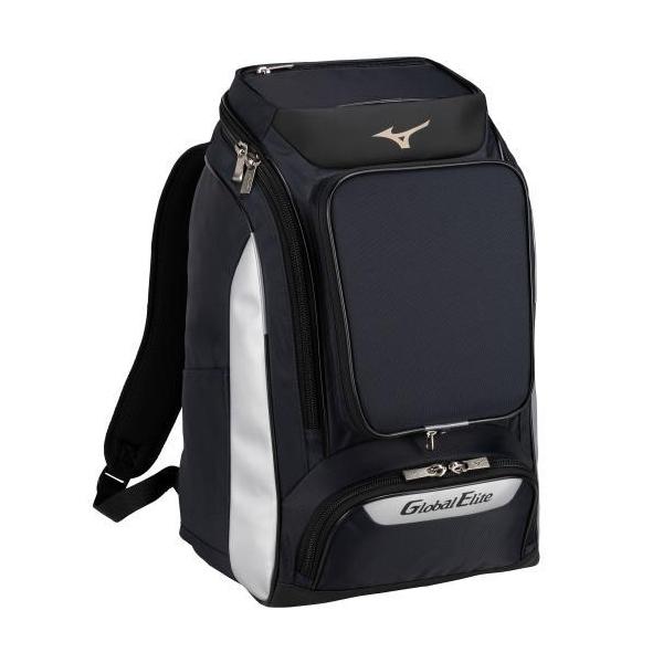 大人気リュック！大特価セール！最安値に挑戦！軽いナイロン素材採用の多機能バッグ。40Lでたっぷり荷物が収納可能なサイズに加え、再生ポリエステル使用のバックパック！【MIZUNO】ミズノ【グローバルエリート】GE バックパック(40L) 1F...