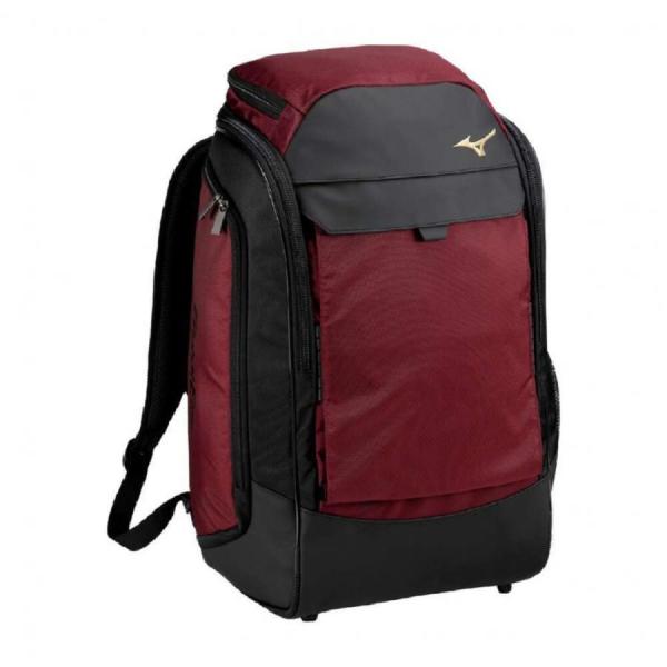 大人気リュック！大特価セール！最安値に挑戦！グローバルエリートのバックパックがリニューアル！スタイリッシュなマーキングパーツに自立設計。サイド部分に別収納を設計したチームバックパック。野球以外の競技でも使用いただけるバックパック！【MIZU...