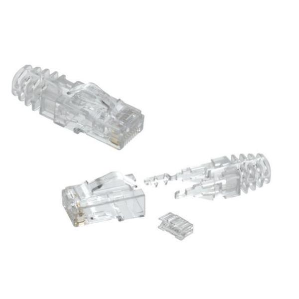 1箱　100セット入り成端工具 CSPT が必要となります。カテゴリ6 UTP 3ピースモジュラープラグ、24 AWG、4対、24 AWG、UTPより線ケーブルの成端に使用。