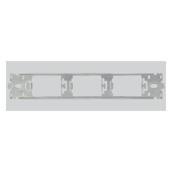 エレガンス機器用プレート直付・はさみ金具兼用取付枠 3コ用