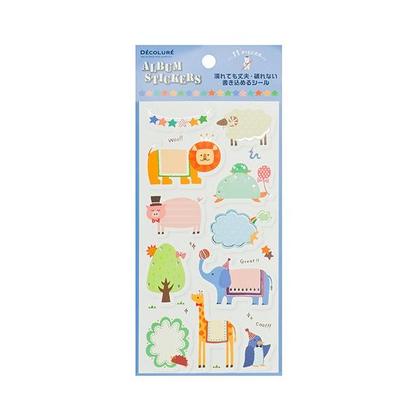 鉛筆やペンなどでシールに直接書き込みができます。濡れても丈夫で破れないシール素材です。●本体寸法：W90×H170mm●材質：ユポタック紙+箔●シール1枚入●吊り下げ透明袋入●パッケージ寸法:W90×H200mm●パッケージ重量:10g