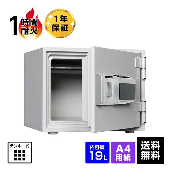 【発売日：2023年03月03日】【商品特徴】●鍵の持ち歩きを不要とした（キーレス）電子ロック式の耐火金庫。●A4サイズ用紙収納可。 【商品詳細】●メーカー：ダイヤセーフ●品番：dh34-1●ロックタイプ：プッシュ式キーレスタイプ●外寸法：...