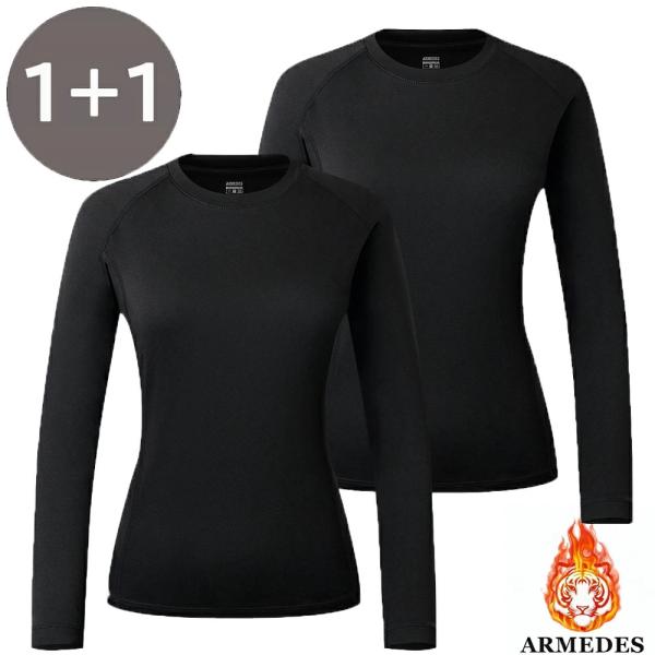 ARMEDESアルメデスのヒート起毛男性用発熱インナーは、寒い季節に最適なトップスです。保温性の高い生地が温かさをしっかりキープし、冷気を遮断します。ストレッチ性に優れた素材で、トレーニングやヨガなどの運動にもぴったり。柔らかな肌触りと軽量...