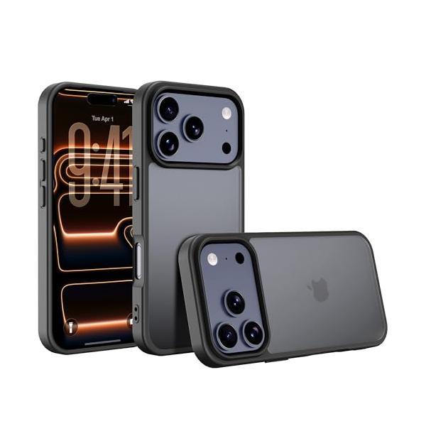 ・【対応機種】iphone 17 pro 専用のクリアケース。精密設計で端末にぴったりフィットし、しっかり保護。・【MIL規格の耐衝撃設計】 米軍MIL規格の衝撃吸収ポケットを四隅に内蔵。様々な角度から落下させる実験をしたところ、本体に傷は...