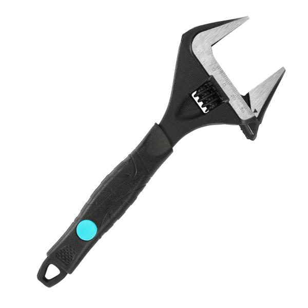 ・【仕様】全長約200mm(8)で、スムーズに口幅が調整でき最大41ｍｍまで可能です。本体上部に調整可能なウォームギア設計により、幅広いネジサイズに対応できます。ウォームギアを調節することがやすくて、軍手をはめたままでもウォームギアを調節で...