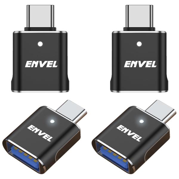 ・4パックUSBからUSB Cアダプター: USB 3.2からType Cコネクターアダプターは、USB Type-A(USB3.0/2.0/1.1を含む)ポートをUSB-Cポートに簡単に変換し、データ伝送、高速充電、オーディオ出力をサポー...