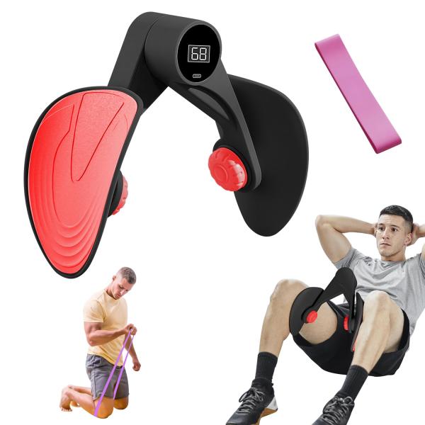 ・【内転筋トレーニング器具 - より効率的に、全身を引き締める新しいトレーニングパートナー】内転筋トレーニング器具は、フィットネスの初心者から上級者まで、すべての方に適したトレーニング機器です。特に産後の回復、ダイエット中、または太もも筋ト...