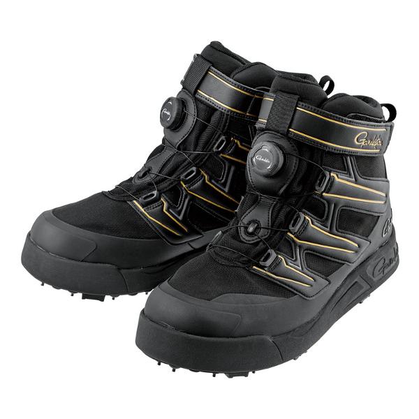 がまかつ GM4549 G-SPECスパイクシューズ ブラック/ゴールド L Gamakatsu（がまかつ） Gスペック スパイクシューズ GM4549 ブラック