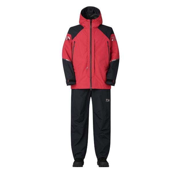 【発売日：2026年04月30日】春夏向けの快適な磯用レインスーツ磯釣りや船釣りにおすすめのレインスーツ。船釣りの際やフローティングベストを着ていても目立つように肩部分にロゴを配置。2.5層レイン素材のため、軽量ながらもしっかりとした生地で...