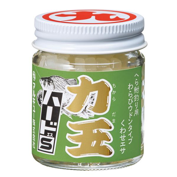 【発売日：2024年05月23日】より小さく、より繊細にビンから取り出して、そのまま使える粒状くわせエサです。「力玉ハード」シリーズ最小サイズなので、より繊細な釣りを求められるシチュエーションに最適です。「力玉ハード（L）」「力玉ハード（M...