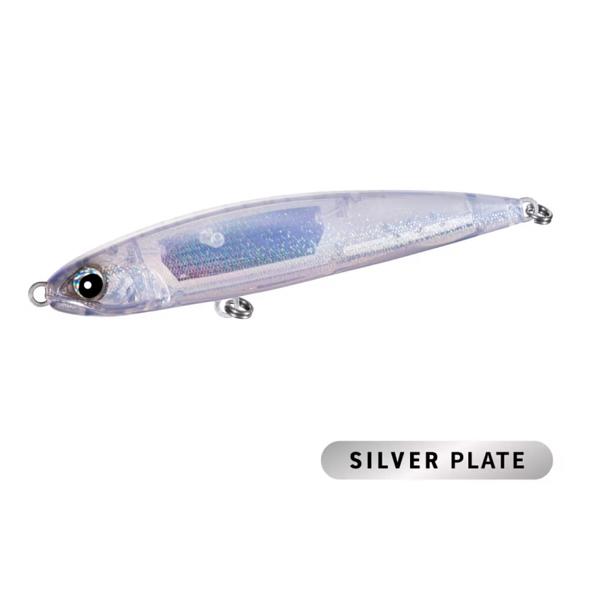 フラッシング重視のフラットサイド・ダイビングペンシル。ターゲットが水面に出きらない状況においてより真価を発揮するダイビングペンシル・ダイブフラットのダウンサイズモデル。全長200ｍｍ・本体重量87gのフォルムはベイトサイズも使い手も選ばない...