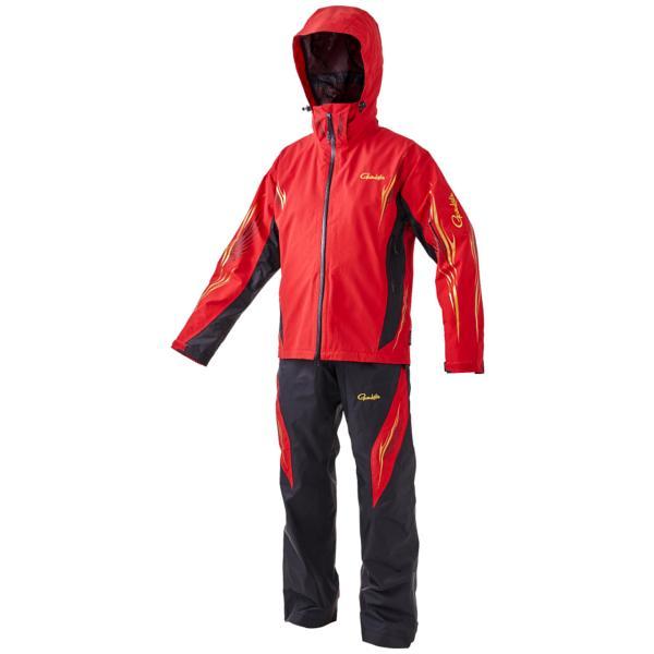 がまかつ  アルテマシールドプロ レインスーツ GM3718  LL  レッド Gamakatsu（がまかつ） アルテマシールドプロ レインスーツ GM3718