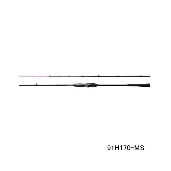 ◆91H170-MSーモタレを捉え、即掛けに導くー 感度の刃91Hという番手に求められる性能。それは高い操作性と、海中の様子を高次元で把握可能な感度の調和。テンヤを自在に操る穂持ちのハリ感は、“モタレ”を手感で捉えることに寄与するだけでなく...