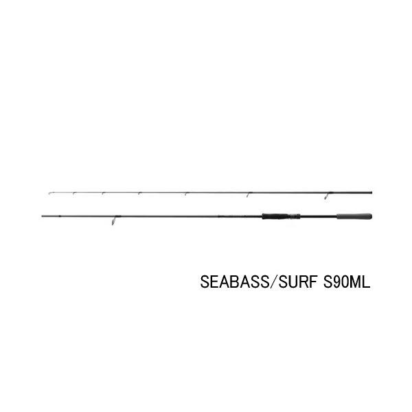◆SEABASS/SURF S90MLコンパクトなモーションでキャストでき、取り回しの良い9フィートMLパワーは河川や港湾のシーバス狙いにオススメ