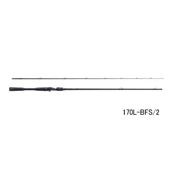◆170L-BFS/2BFSハードベイト主体のライトプラッギングベイトフィネスに、ロッド全体でしなやかさを生み出すことでバラしを抑える”7フィート”という提案モデル。ロングレングス設定により、シャッドや小型のクランクベイトもストレスなくロン...