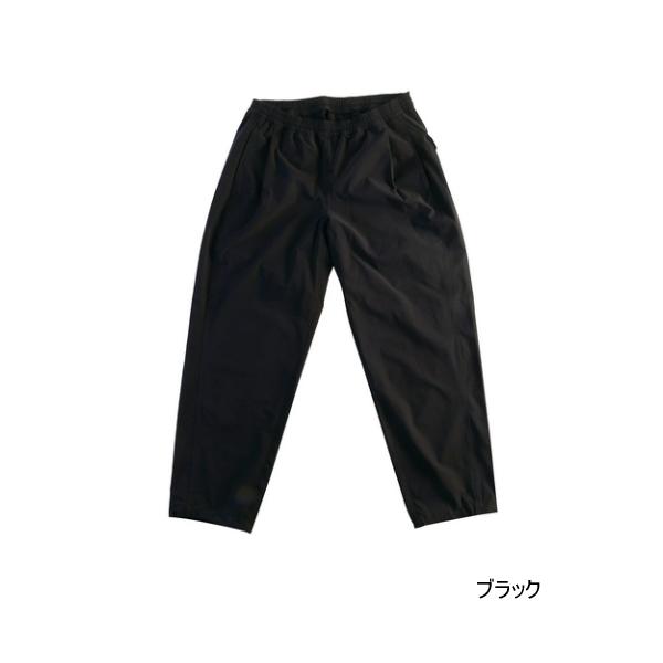 ◆ウエスト部分はゴム＆スピンドル入りで、腰回りにゆとりを持たせつつ裾を若干細くして足さばきがしやすいテーパードシルエットの撥水イージーパンツ。