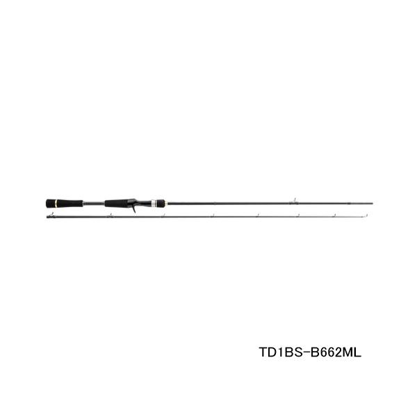 ◆TD1BS-B682Mベイトタックルで30g程度のプラグやバイブレーション、スピンジグ系を遠投したい場面で活躍するモデルです。15cmクラスのトップウォータープラグの操作性も良いので秋などの活性の高い上ずった場面でも活躍するでしょう。