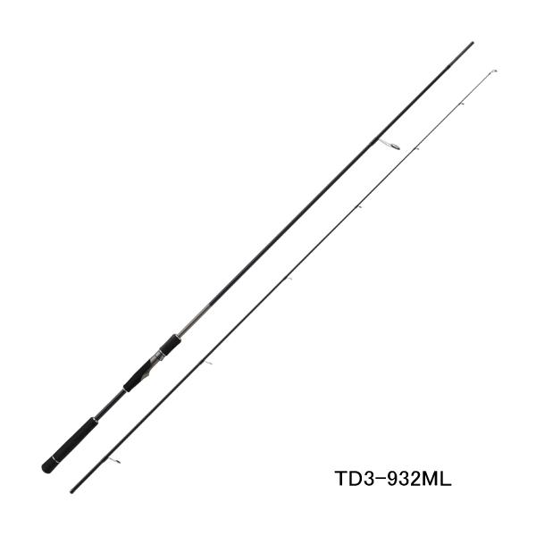 ◆TD3-902L/MLシリーズの中で最も標準的な機種となります。シーバスゲームにおいて最も多用する9〜12cmプラグや20g程度のバイブレーションをストレスなくキャストし続けることのできる軽量ブランク設計です。ティップはライトアクションで...