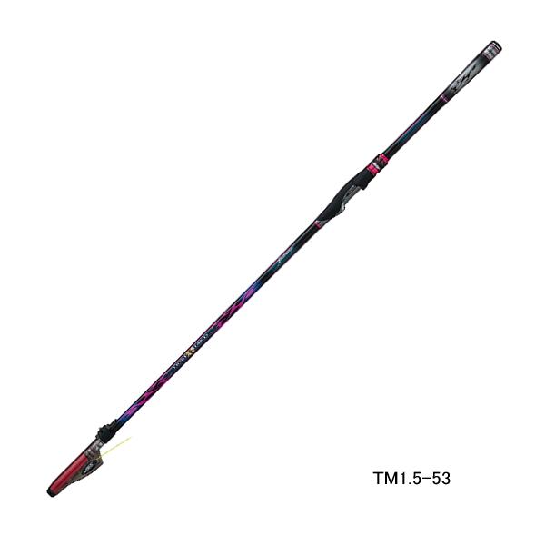 ◆TM1.5-53ミドルクラスの尾長45〜55cmを視野に、1.5号表記ながら1.75号強クラスのバットパワーを持たせ夢のある尾長と勝負が出来るモデル。口太グレとは全く違う、尾長グレ特有の激しい突っ込みにも強靭なバットパワーが耐えつつ魚を引...