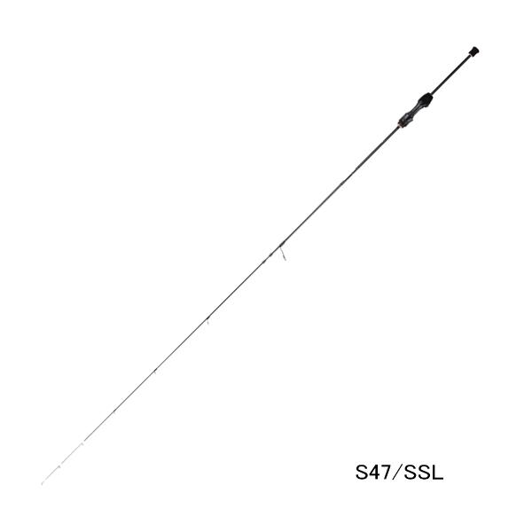 ◆S47/SSL自重35g。超軽量ジグヘッドを緻密に操作できる超短尺モデル。常夜灯の明暗部がより近くにある＝アジが足元まで寄る要素が強いスポットで、センチ単位の繊細なレンジコントロールが可能に。短くクイックなダートアクションも容易に再現でき...