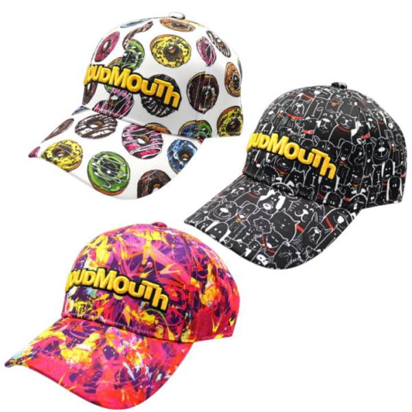 -LoudMouth-ラウドマウス-流行の70年代を彷彿とさせる柄で今大注目のブランドです。カラフルな柄で展開のツイルキャップ。フロントには「LOUDMOUTH」の3Dロゴ刺繍。インパクトのあるポップな柄が注目を集めます。◆素材本体：ポリエ...