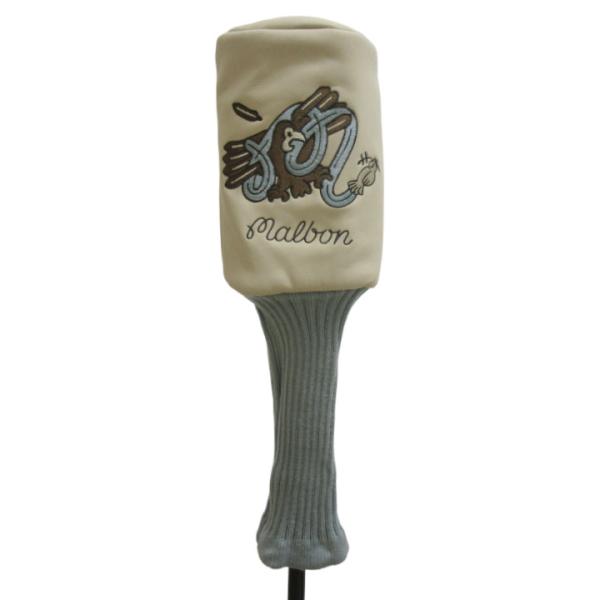 Malbon Golf Hawk ＆ Dove Driver Coverマルボンホークアンドダブコレクションのドライバー用ヘッドカバー。耐久性と機能性を兼ね備えたヘッドカバーです。丈夫なニット素材に、上部にはスエードを使用した「Hawk ＆...