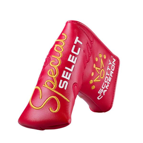 スコッティキャメロン スペシャルセレクト パターカバー2020年モデル スペシャルセレクトパターの純正のパターカバーになります。◆タイプ：ブレード型◆カラー：レッド◆開閉：マジックテープ◆日本正規品※パッケージ等はございません。※モニター環...