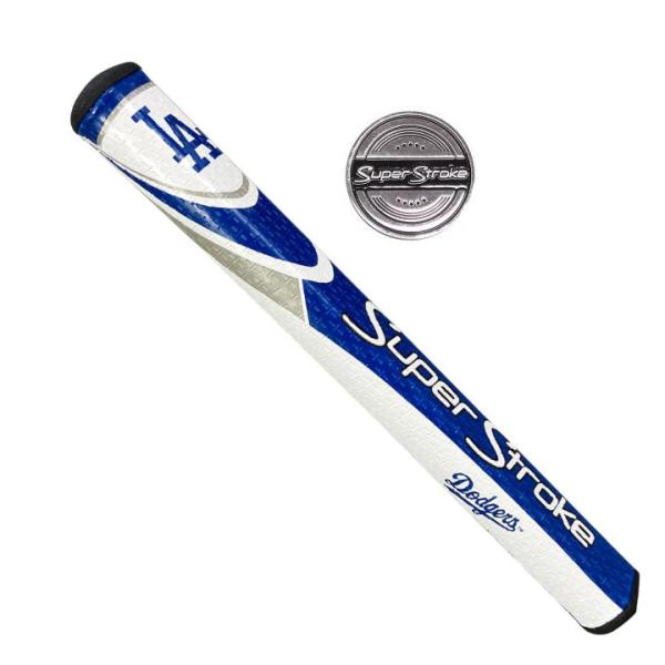 MLB Team Golf Putter Grips by SuperStroke 大谷翔平 選手 所属のロサンゼルスドジャースデザインのグリップです。◆ノンテーパーテクノロジー（スーパーストローク社特許技術）ノンテーパーテクノロジーは手首...