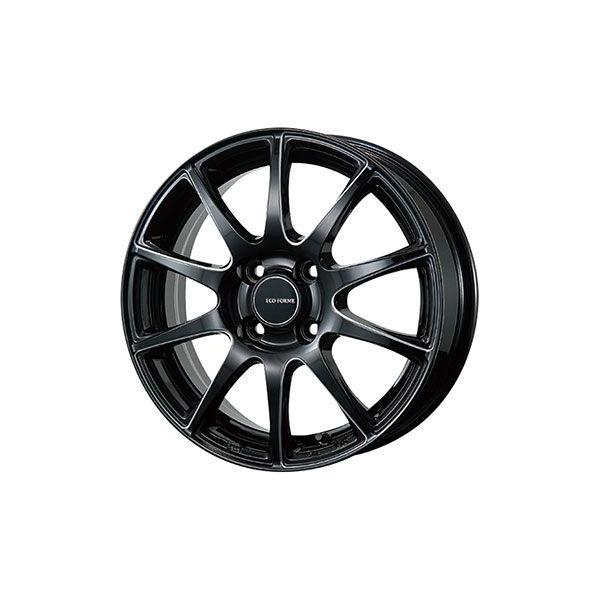 BRIDGESTONE エコフォルム CRS23 5.50-15 4H/100 ブラックマシニングポリッシュ CR-V・MPV・HR-V