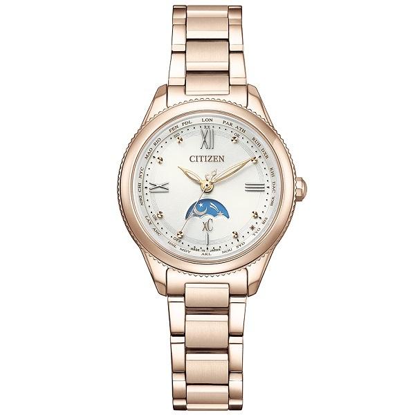 無料保証期間CITIZENメーカー保証3年間(MY CITIZEN ご登録により5年間)<シチズン電波ソーラー腕時計　クロスシーティタニア ライン ダイチコレクション>・未来に続く広い大地をコンセプトに、明るく照らす太陽と月をモ...