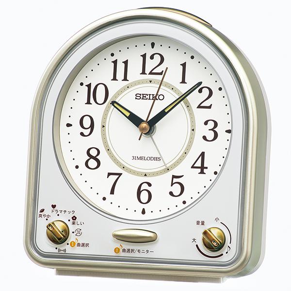 無料保証期間 標準保証期間１年　+　延長保証期間１年最大2年間保証<セイコーメロディアラーム目覚まし時計>31曲のメロディアラームを贅沢に搭載 朝の訪れが楽しみになります・ディズニー映画で使用されたクラシックなどの名曲を31曲搭...
