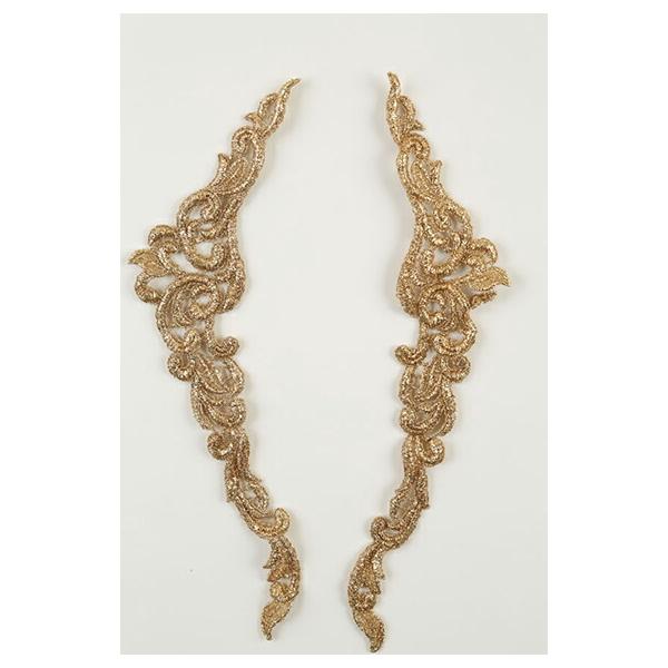 【商品詳細】品番FI7505詳細左右ペア一組のモチーフです。衣裳のアクセントになります。販売単位1ペア単位で販売いたします。価格は1ペアあたりの価格です。ご注文例(数量)1ペアの場合は→[1]、10ペアの場合は→[10]、20ペアの場合は→...