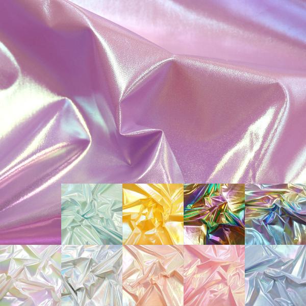 品番FM10470オーロラの箔加工をしたタフタ生地です。薄くて柔らかく程よいハリ感があります。ツヤっぽいミルキーカラーがとっても可愛い♪切り端がほつれにくいので切りっぱなしで使うこともできます。※全くほつれないわけではございません。伸縮性は...