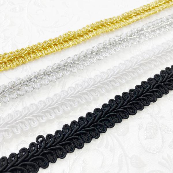 品番FM8328定番デザインの使いやすいブレードです。1m単位で販売いたします。価格は1mあたりの価格です。ご注文例(数量)1mの場合は→[1]、2mの場合は→[2]、10mの場合は→[10]と入力してください。巾：約1.5cm組成：ポリエ...