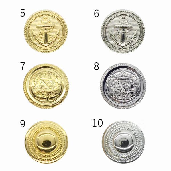 【商品詳細】品番FM8435詳細ゴールドとシルバーのボタンです。軍服、制服、アクセサリーなどにどうぞ。販売単位3個単位で販売いたします。価格は3個あたりの価格です。ご注文例(数量)3個の場合は⇒[1]、6個の場合は⇒[2]、9個の場合は⇒[...