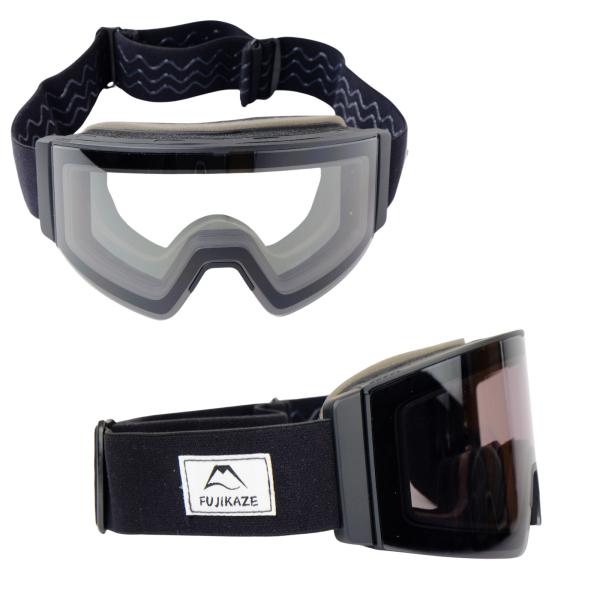 調光レンズタイプ（光線透過率15~80%）【クリアレンズ】レンズ色：クリア(ダーク)紫外線の強度によって変わります製品の基本データ【型式】SNG-03シーリズ レンズ加熱式電熱ゴーグル<br> 【質量】アクセサリーを除く214グ...