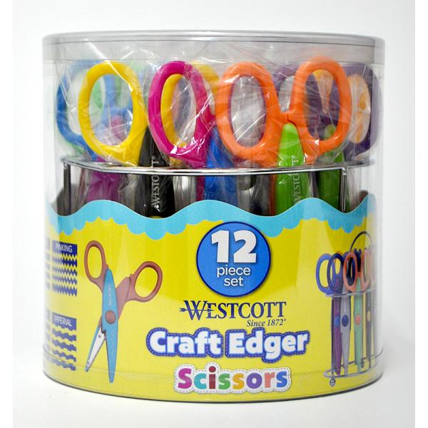 商品の特徴 ポップでカラフルな配色のクラフトばさみ12本セット 12種類それぞれ違う形のギザギザや波型の刃先 保管もオシャレにメタルラック付き 丈夫さと軽さを備えた ステンレス鋼とプラスチック素材 長さ 13.5cm と使いやすい大きさ /...