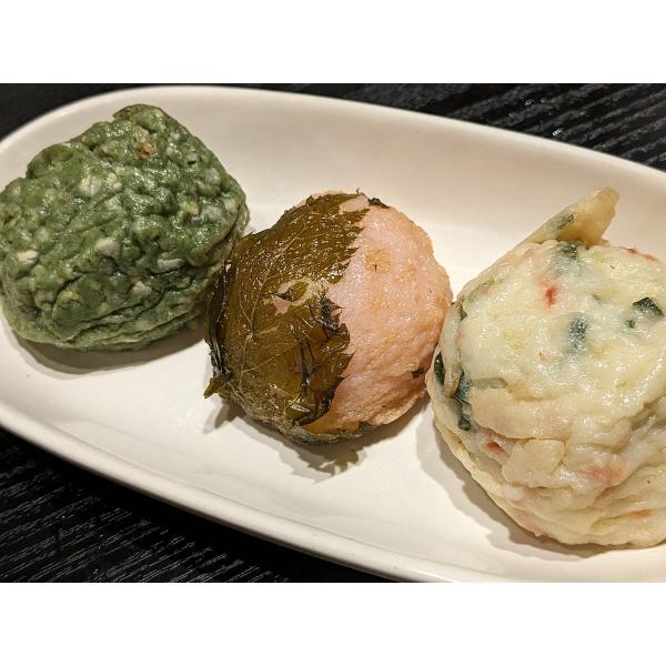 【春夏限定商品】魚肉と京豆腐を使ったなめらなな舌触りでヘルシーな「豆腐天」は雪解けの美しさを表し、京都風の道明寺粉を使った桜餅を模した「桜かまぼこ」と若葉が生い茂るようなイメージを感じるよもぎの風味の「よもぎ天」の３つがセットになった春限定...