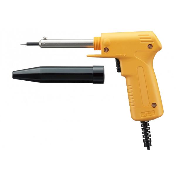 2段切替式はんだこて　　平常時450℃、トリガーON時470℃／手軽に使えるホビー用　・小型軽量で作業しやすいホビー用はんだこて・エルゴグリップ採用のガンタイプ・標準（30W）で電子部品等のはんだ付けができるダブルパワー方式です。・トリガー...