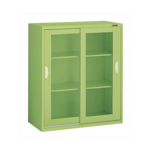 統一された寸法（間口、奥行、高さ）で自由な組み合せが可能！！<br>●外寸：W900×D450×H1050mm<br>●内寸：W860×D392×H990mm<br>●カラー：サカエグリーン<br&...